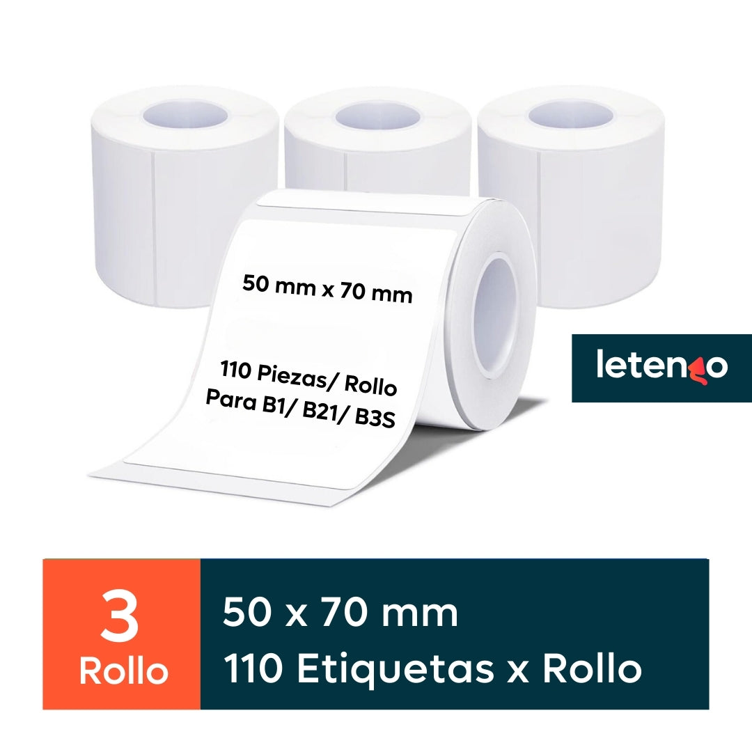 3 Etiquetas De Papel Para Impresora Niimbot B1 B21 B3s Cinta – Le tengo