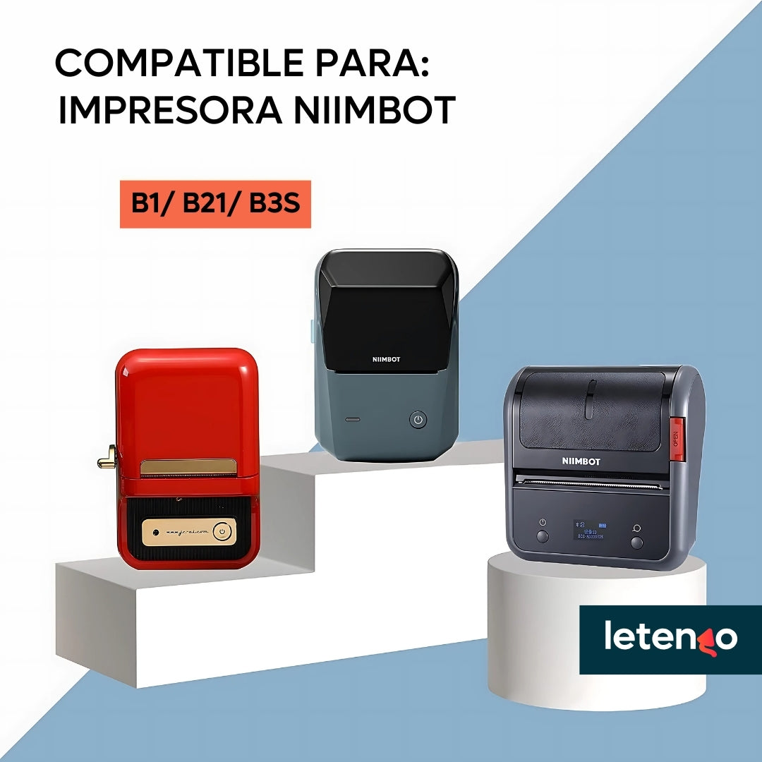 3 Etiquetas De Papel Para Impresora Niimbot B1 B21 B3s Cinta – Le tengo