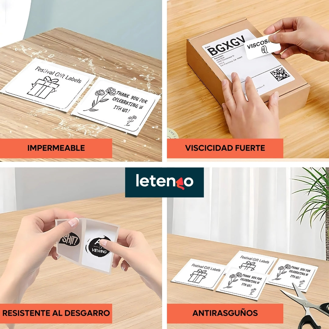 3 Etiquetas De Papel Para Impresora Niimbot B1 B21 B3s Cinta – Le tengo