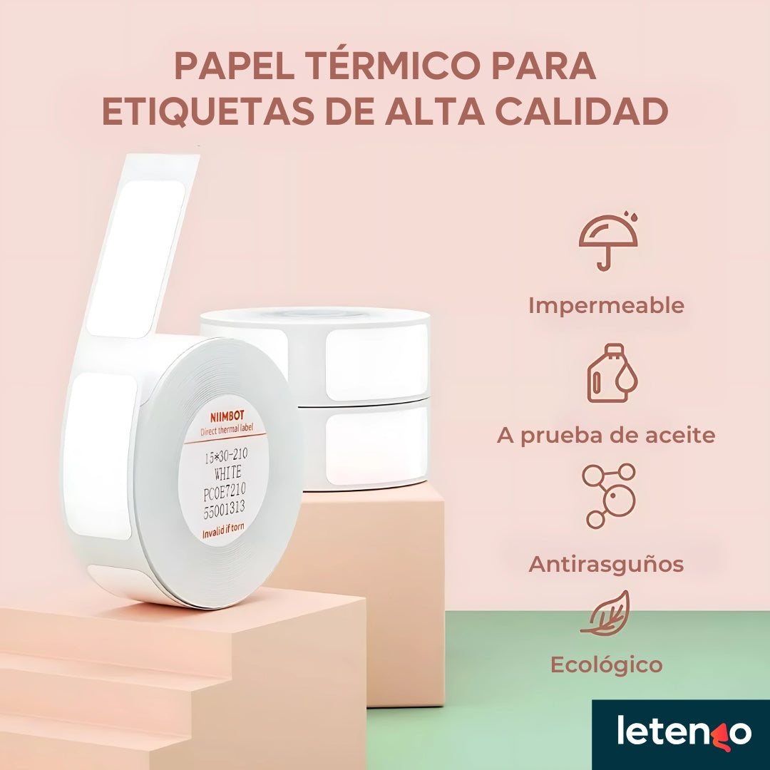 Etiquetas Papel Para Impresora Niimbot D11 D110 D101 Cinta – Le tengo